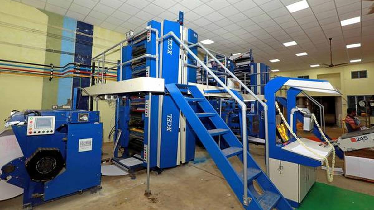 ₹100-cr. project to modernise Printing dept. - The Hindu