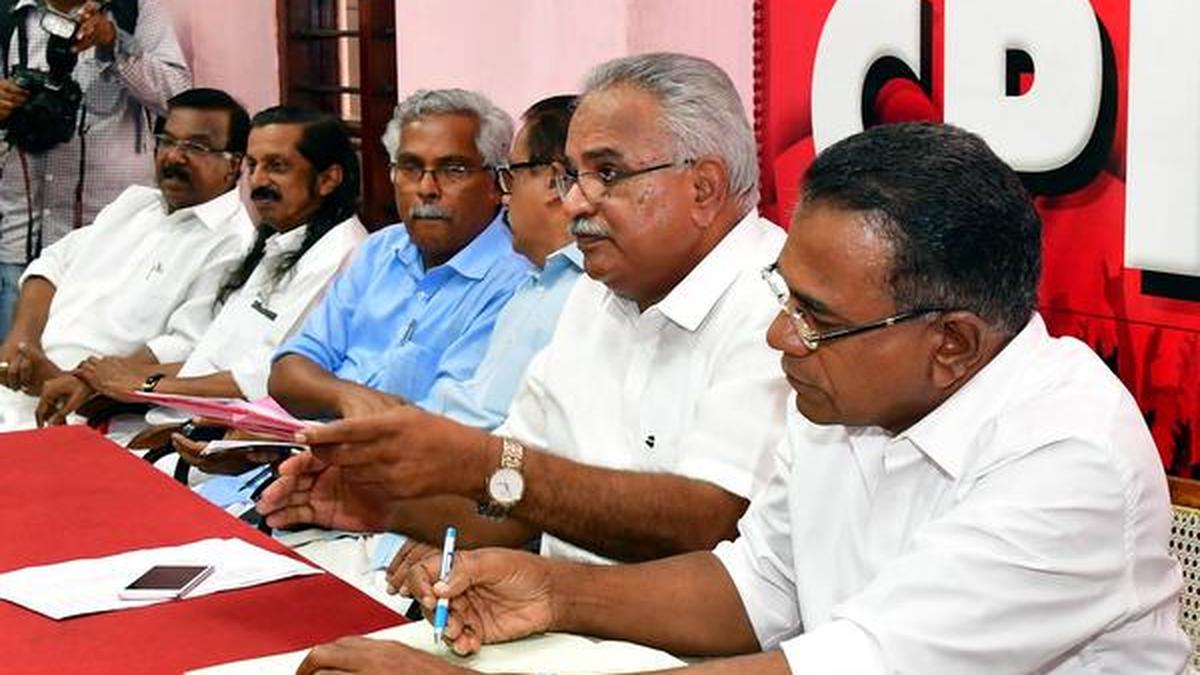 4 new faces on CPI executive panel - The Hindu