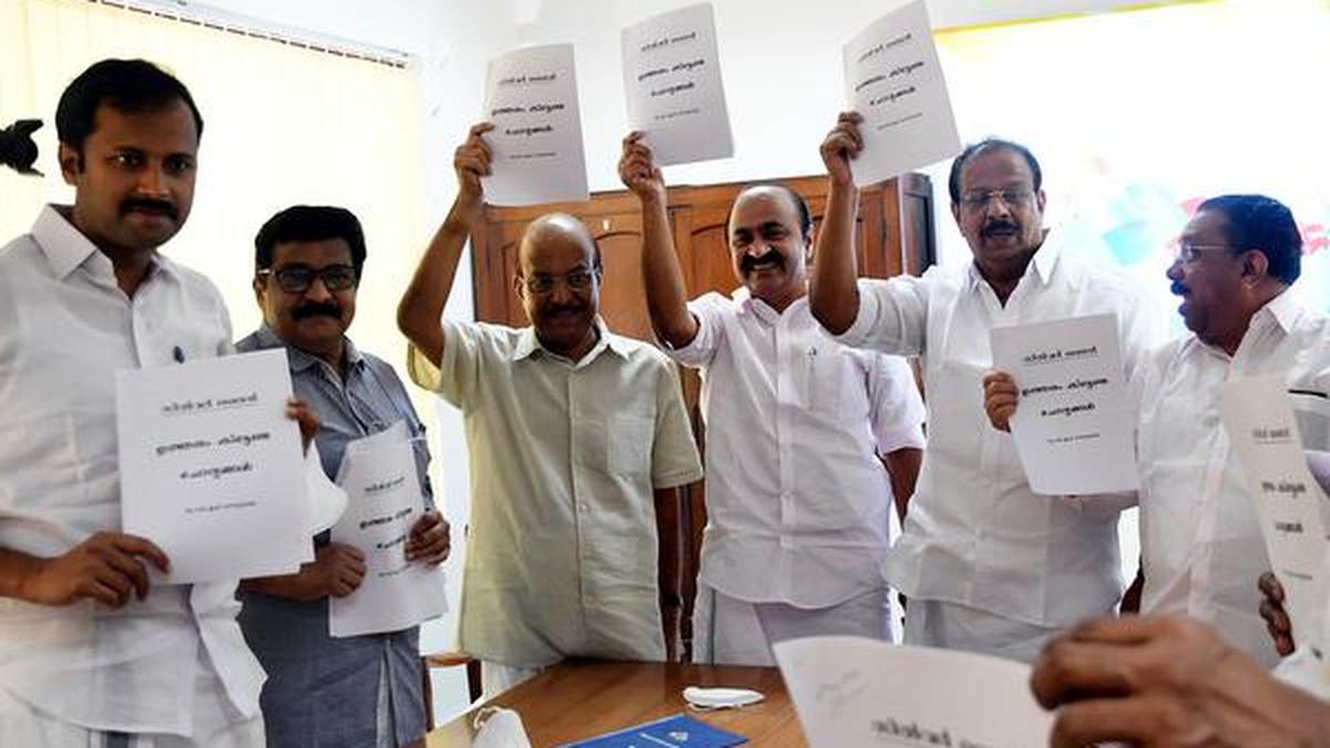 UDF pamphlet on K-Rail highlights disquiet in LDF - The Hindu