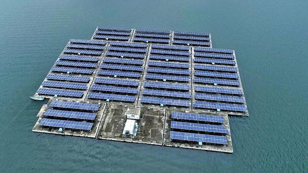 Floating solar project in Wayanad on solid ground - The Hindu