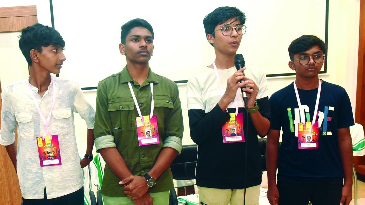 Cartoon Academy Kalari enthuses student participants - The Hindu