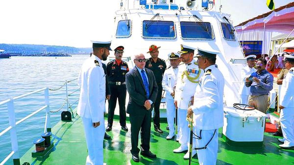 Interceptor vessel joins Coast Guard service - The Hindu