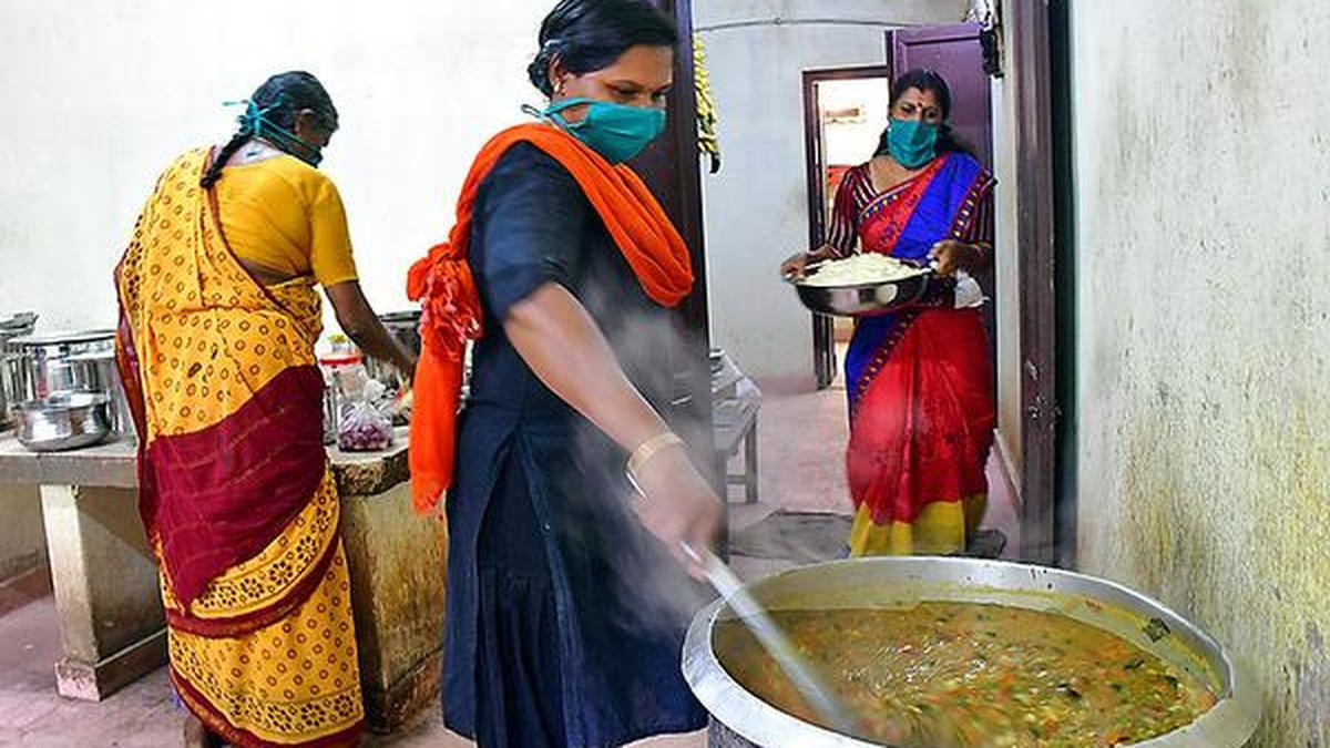 47 community kitchens open - The Hindu