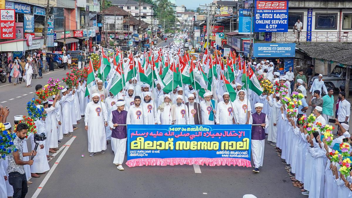 Renewed zest marks Milad-e-Sharif celebrations in Kerala - The Hindu