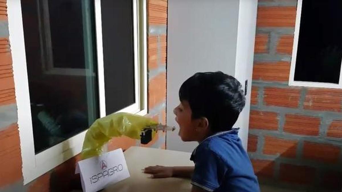 Robotic swab sample collection arm developed - The Hindu