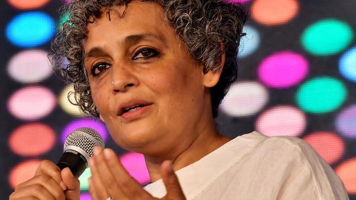 ‘I could not be the one who ran away,’ says Arundhati Roy - The Hindu
