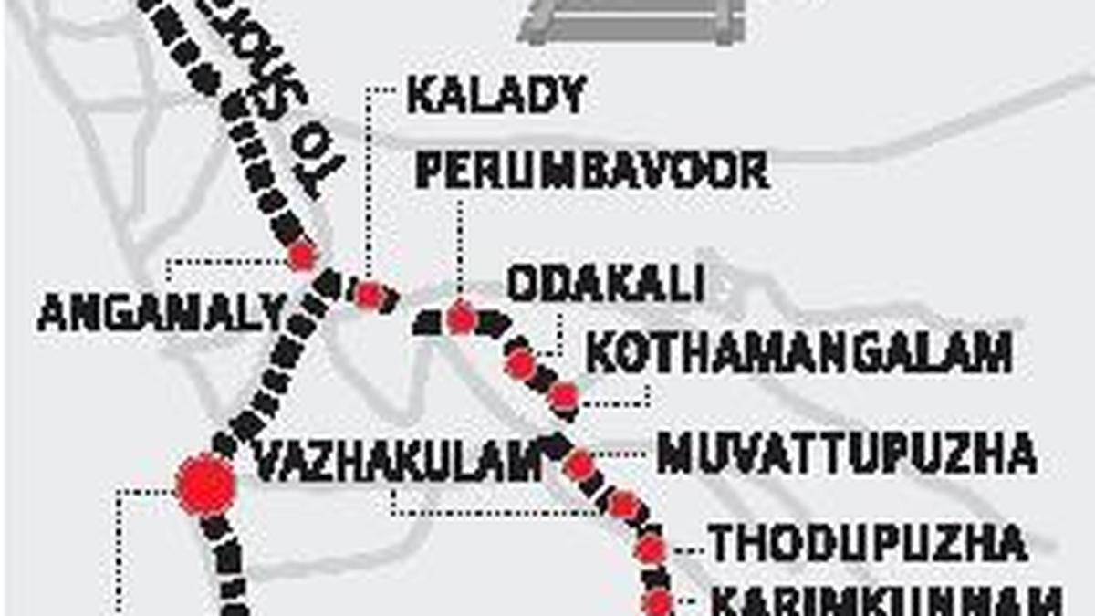 Sabari rail line project kept in abeyance - The Hindu