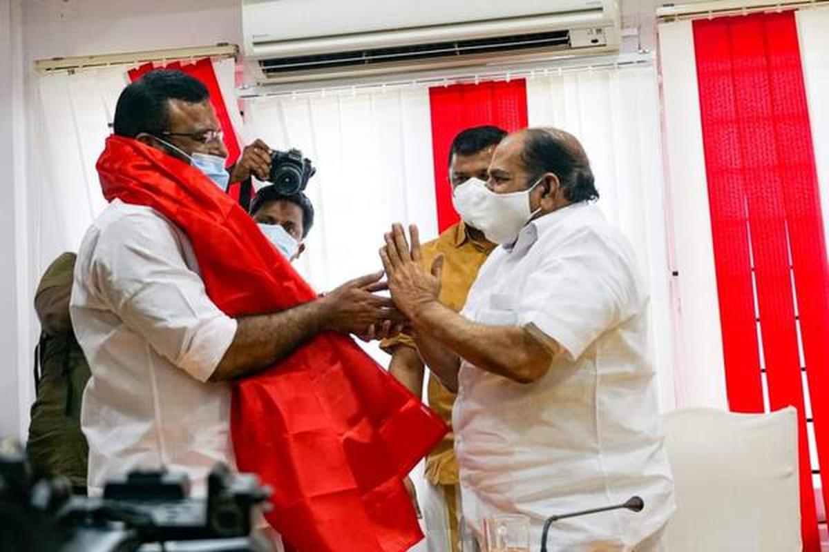 Congress leader K.P. Anil Kumar defects to CPI(M) after withering ...