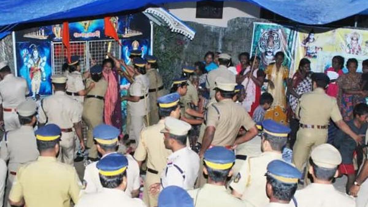 Prayer venue demolished by Attingal municipality - The Hindu