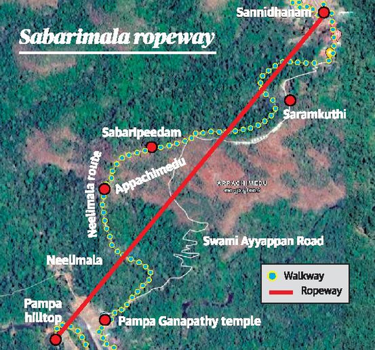 Sabarimala ropeway’s eco impact in focus - The Hindu