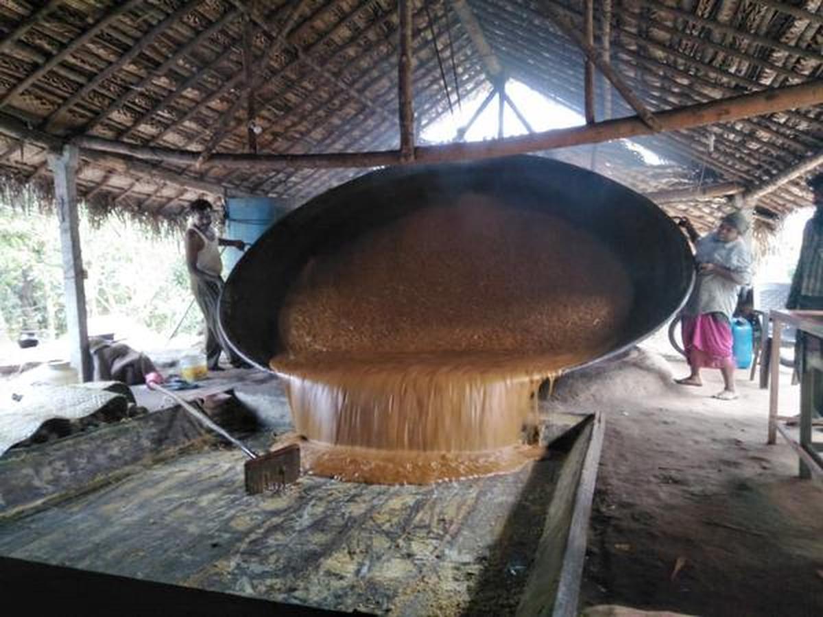 Jaggery in demand - The Hindu