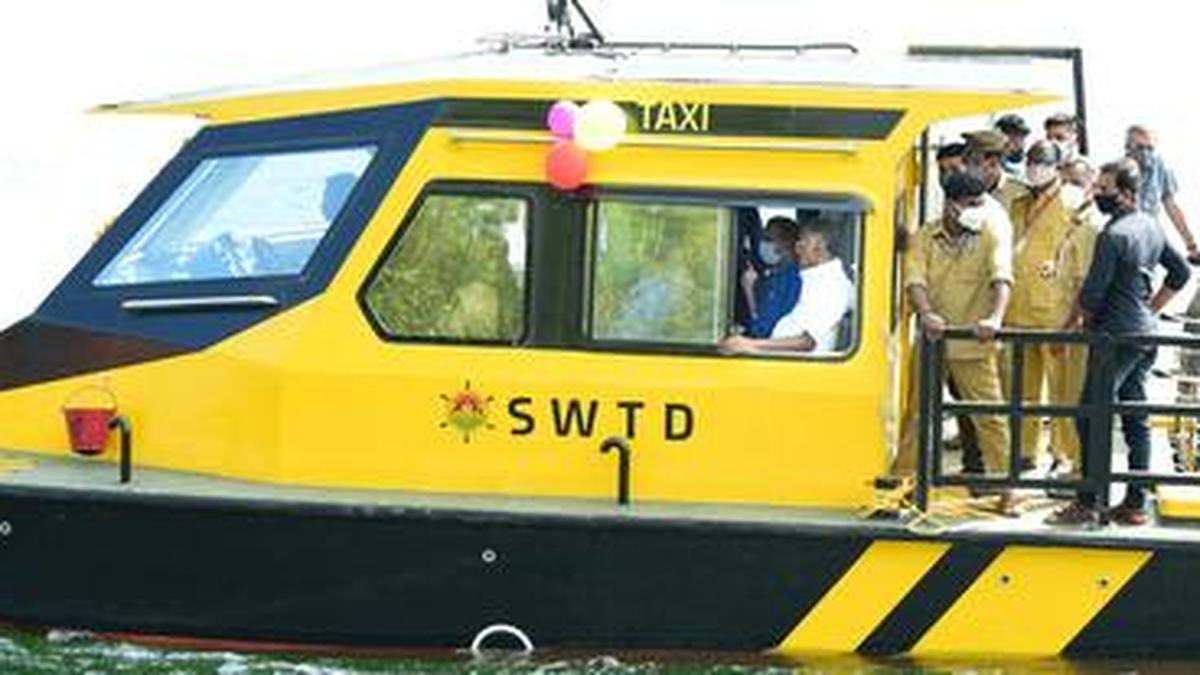 Tourist boat rolled out at Parassinikadavu - The Hindu