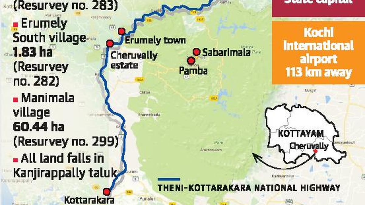 Govt. nod to acquire land for Sabarimala airport - The Hindu