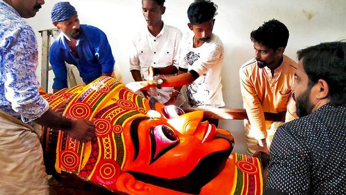 New lease of life for Bheema statue - The Hindu