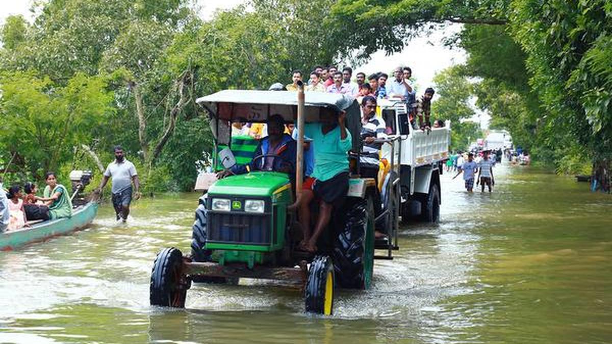 Reconstruction of AC road in progress - The Hindu