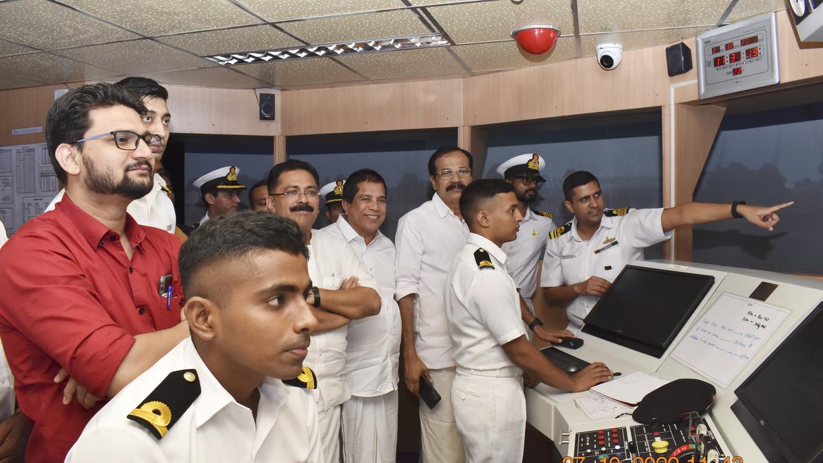 MLAs, officials visit Southern Naval Command - The Hindu