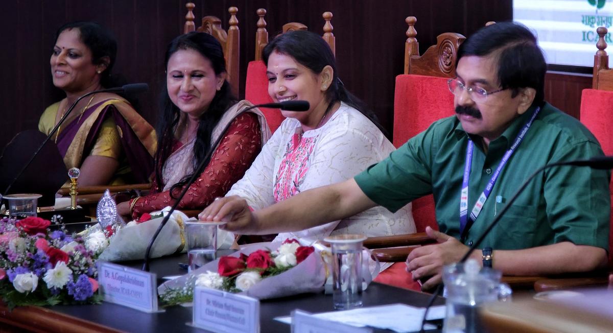 CMFRI honours women entrepreneurs Ivy Jose, Rethi Kumari - The Hindu