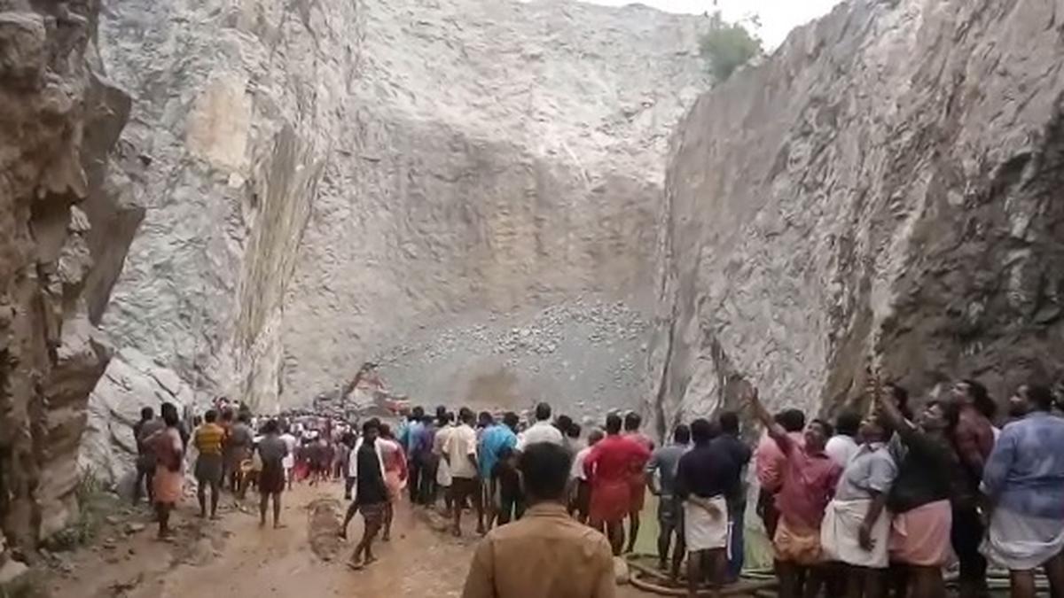Two killed, six injured in Kerala quarry accident - The Hindu