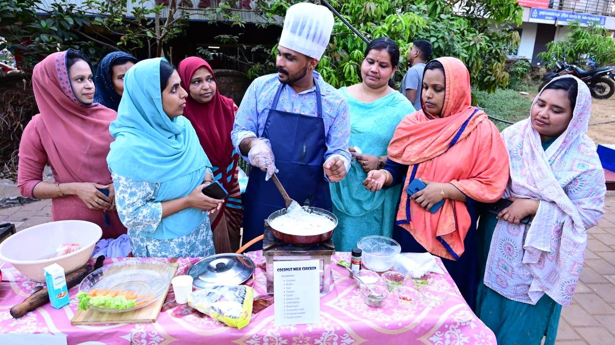 Women play judges as men display their culinary skills - The Hindu