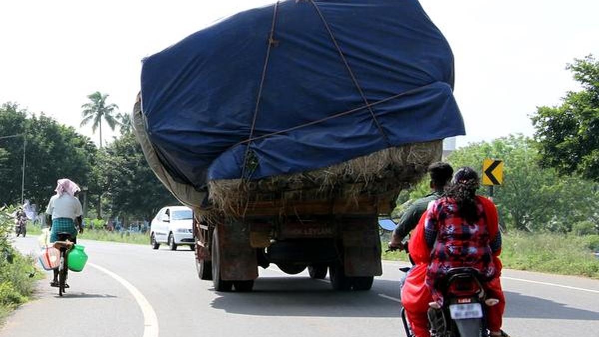 Overloaded heavy vehicles pose threat - The Hindu