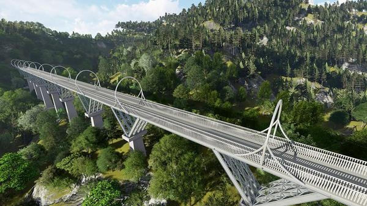 Elevated exit bridge coming up at Sabarimala - The Hindu