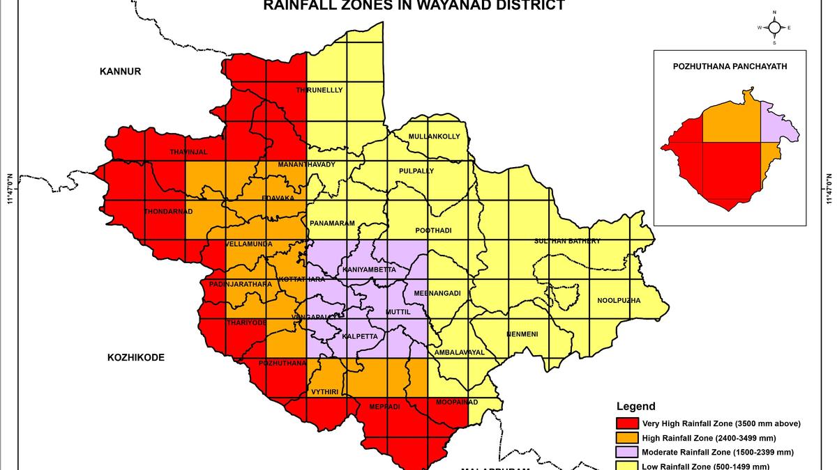 Rainfall pattern in Wayanad shows a return to normalcy - The Hindu