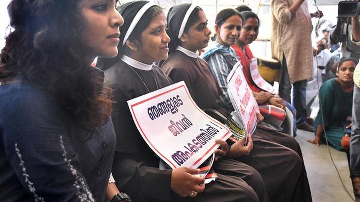 Public support for nuns’ protest grows - The Hindu