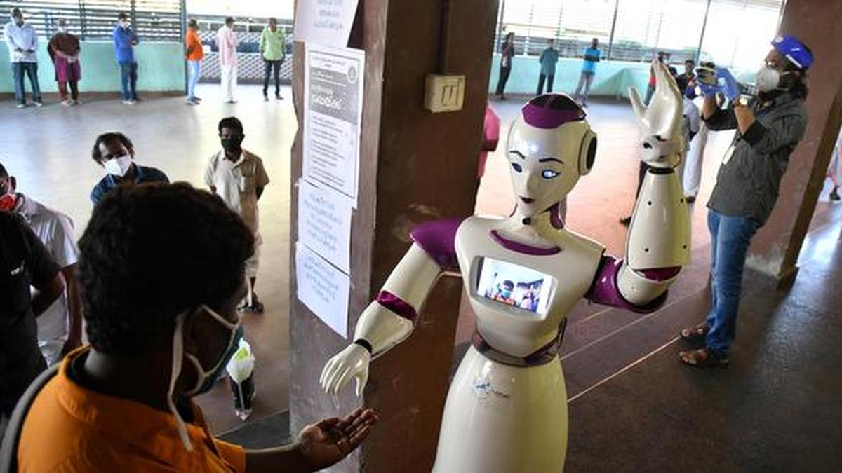 Watch | Robots on poll duty in Kerala - The Hindu