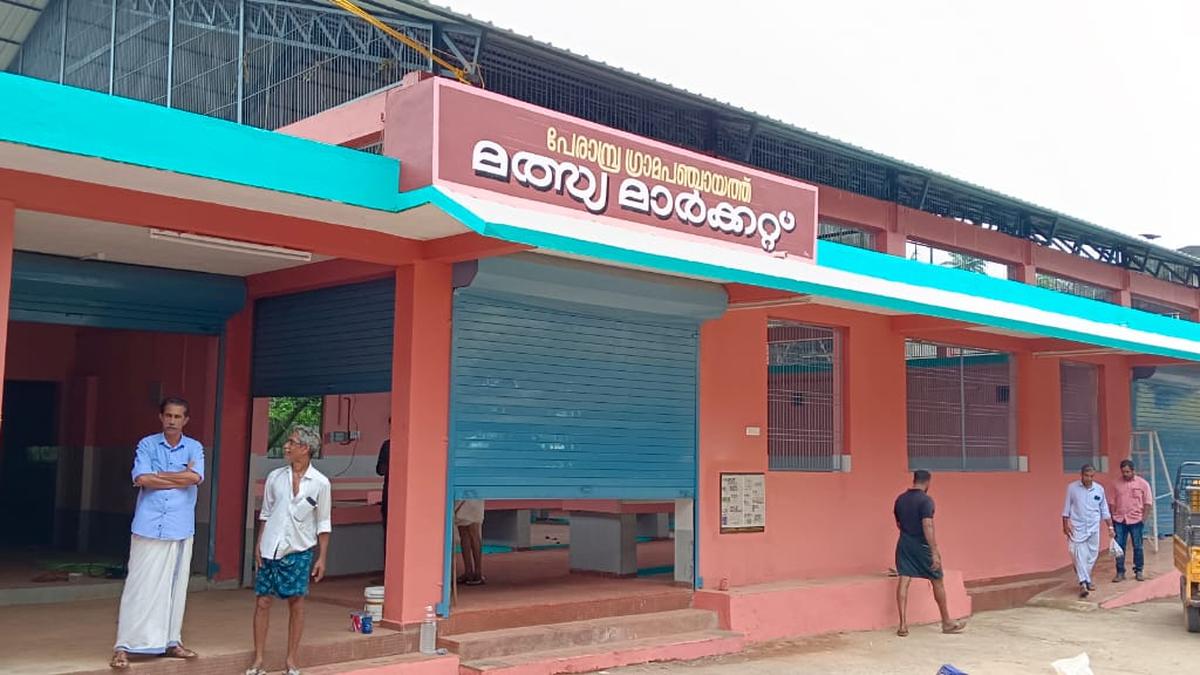 Modern fish market opened at Perambra - The Hindu