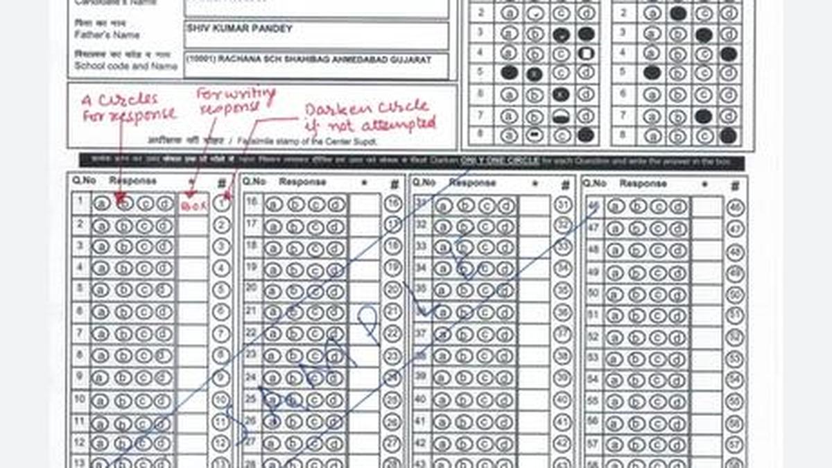 New OMR pattern baffles CBSE students - The Hindu