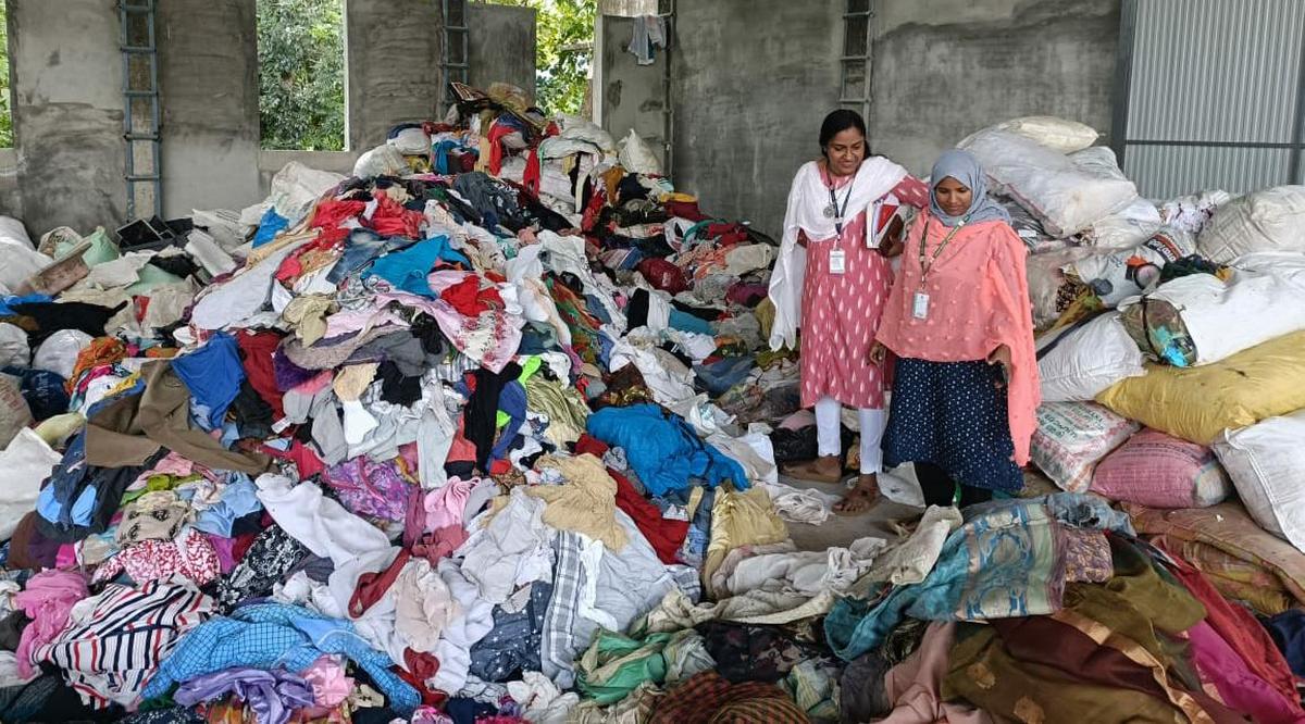 Three tonnes of old clothes collected by Muvattupuzha municipality ...