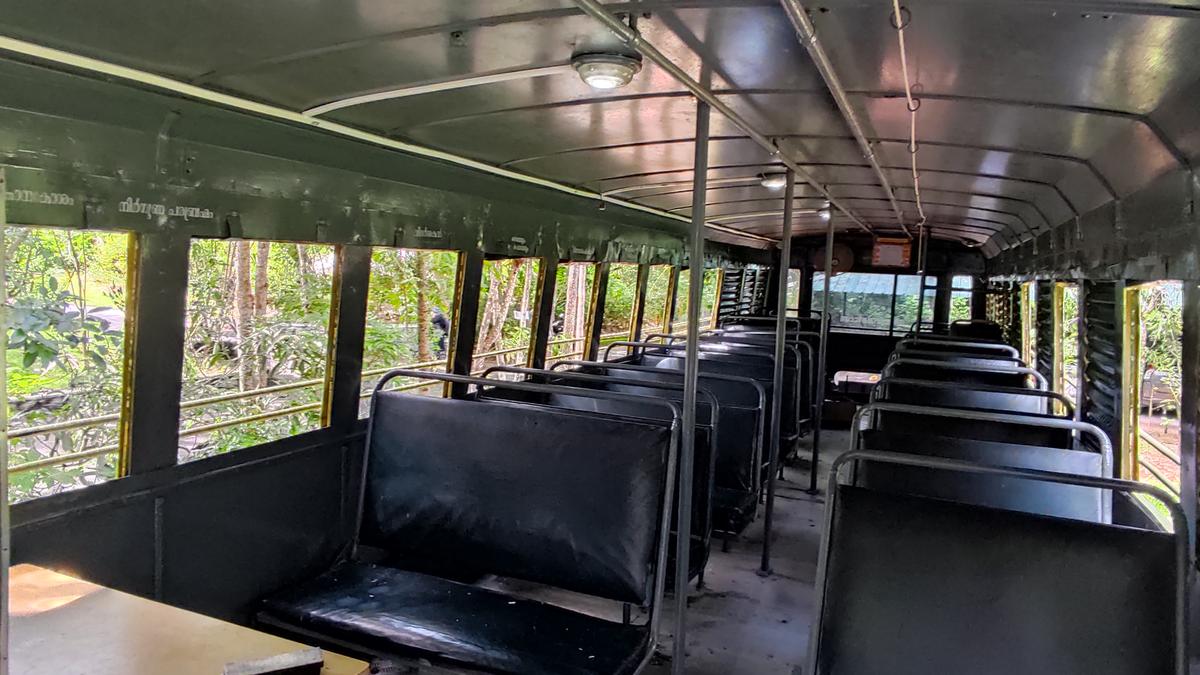 Classroom bus takes college students on study route - The Hindu