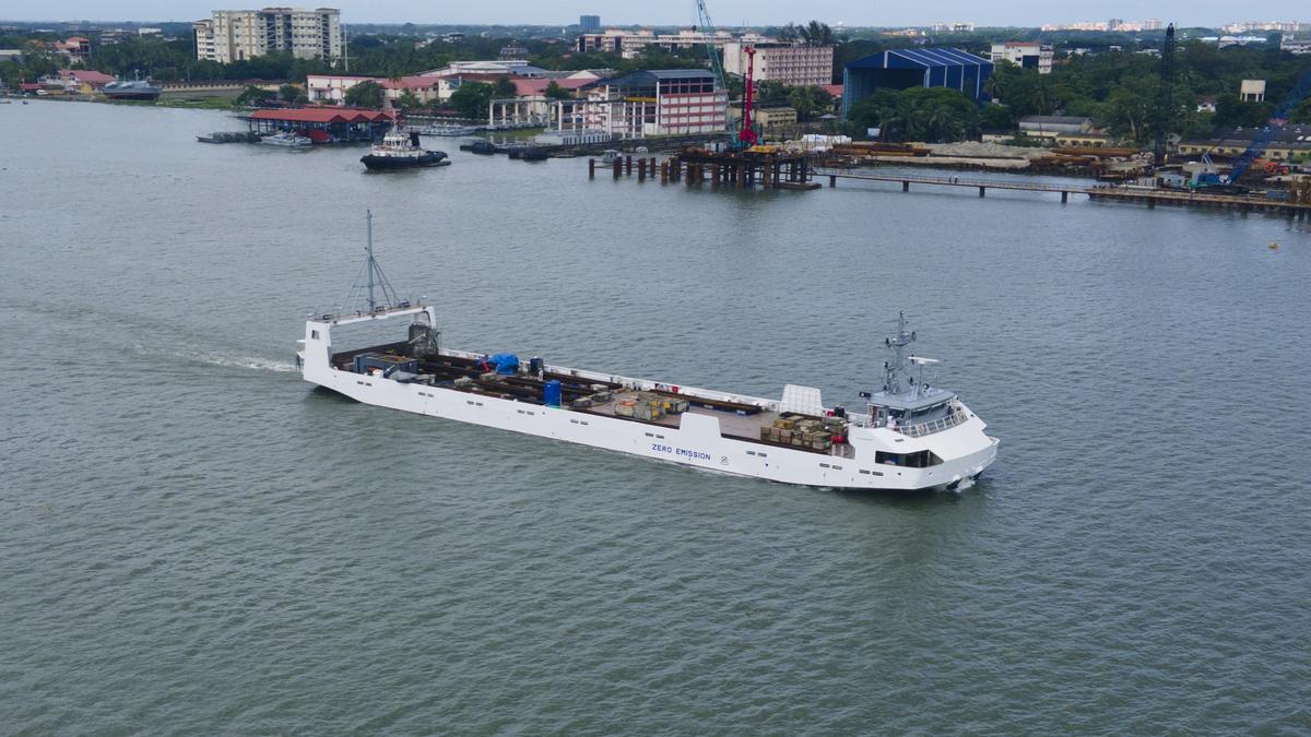 CSL delivers two autonomous electric barges to Norwegian firm - The Hindu