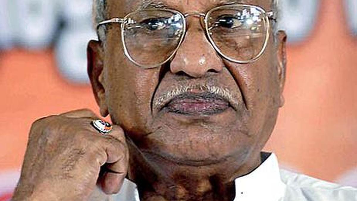 I have gone by consensus: BJP MLA O. Rajagopal - The Hindu