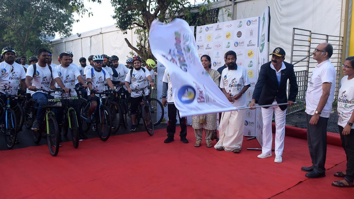 GCDA organises 50-km cyclothon in Kochi - The Hindu