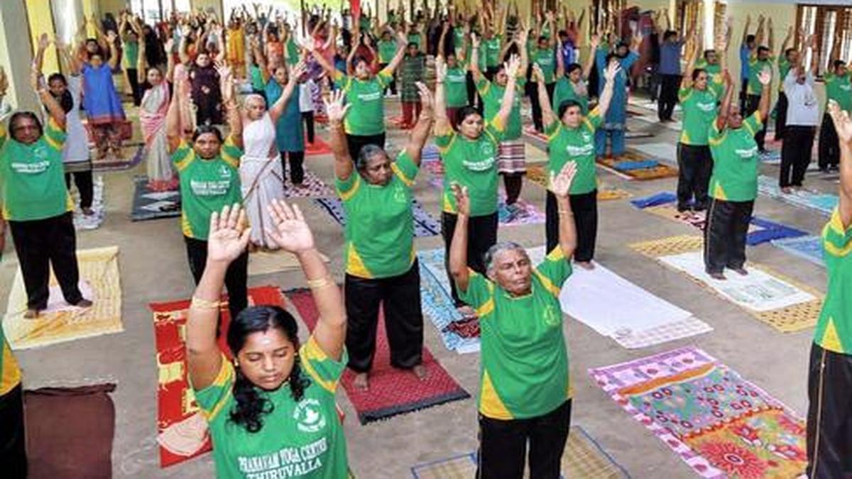 At Kunnamthanam village, yoga is a passion - The Hindu