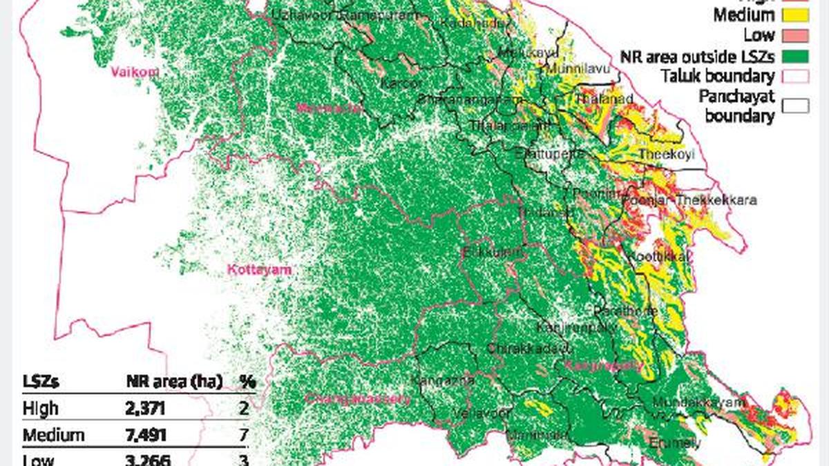 Crop-specific map warned of landslides - The Hindu