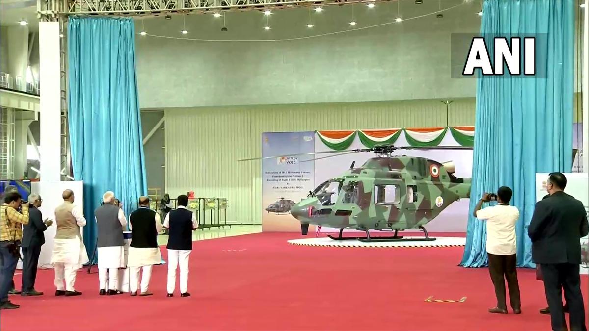 PM unveils India's biggest helicopter manufacturing facility in ...