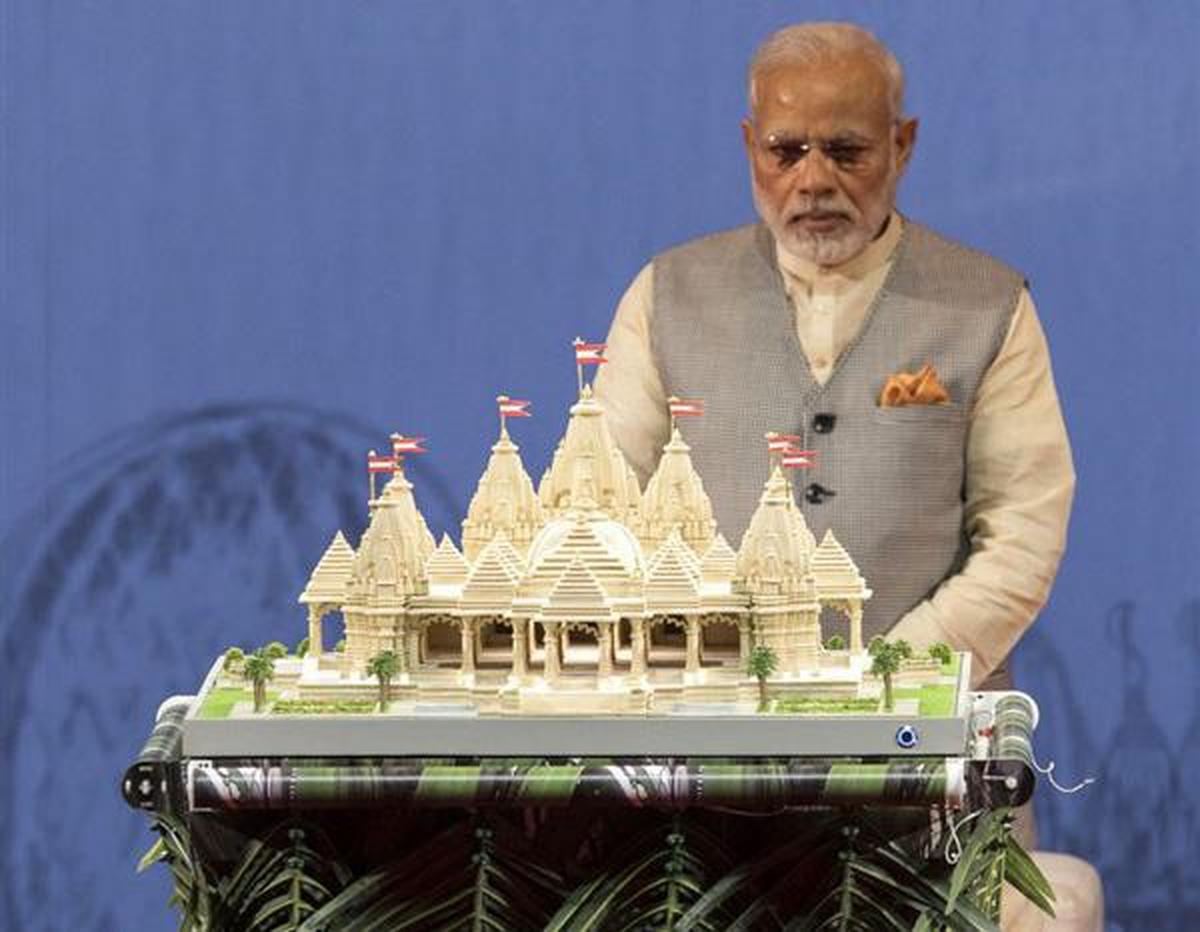 UAE temple project marks major construction milestone - The Hindu