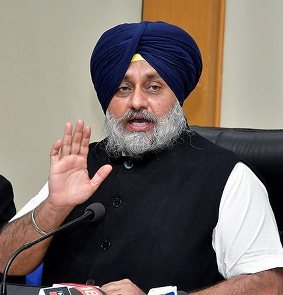Sukhbir appears before ‘politically motivated’ SIT - The Hindu