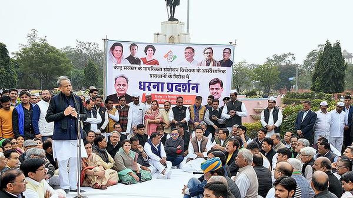 Cong. peace march in Jaipur today - The Hindu