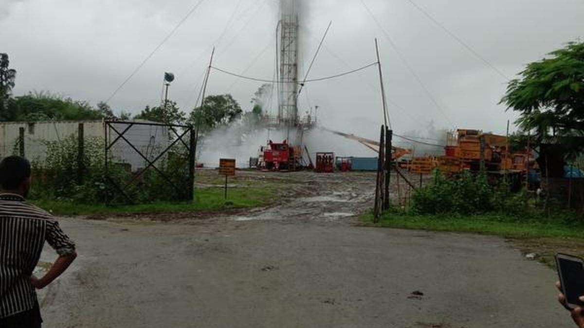 Blowout at OIL well in Assam - The Hindu