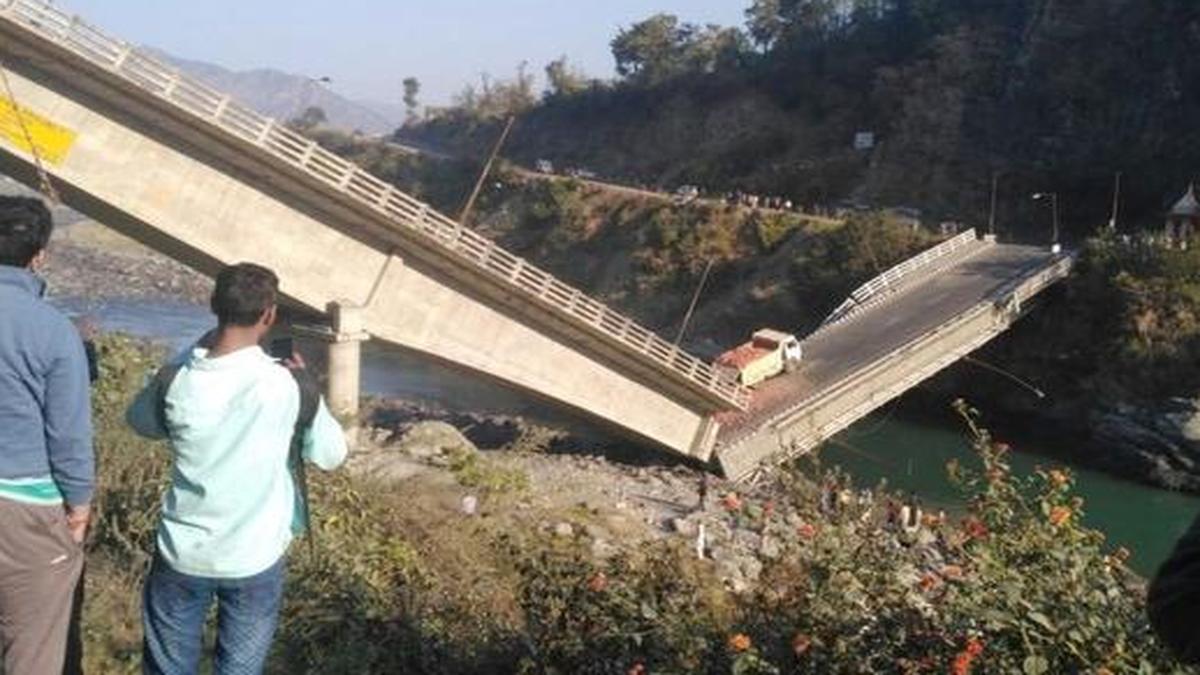 Five injured in Bridge collapse in Himachal Pradesh - The Hindu