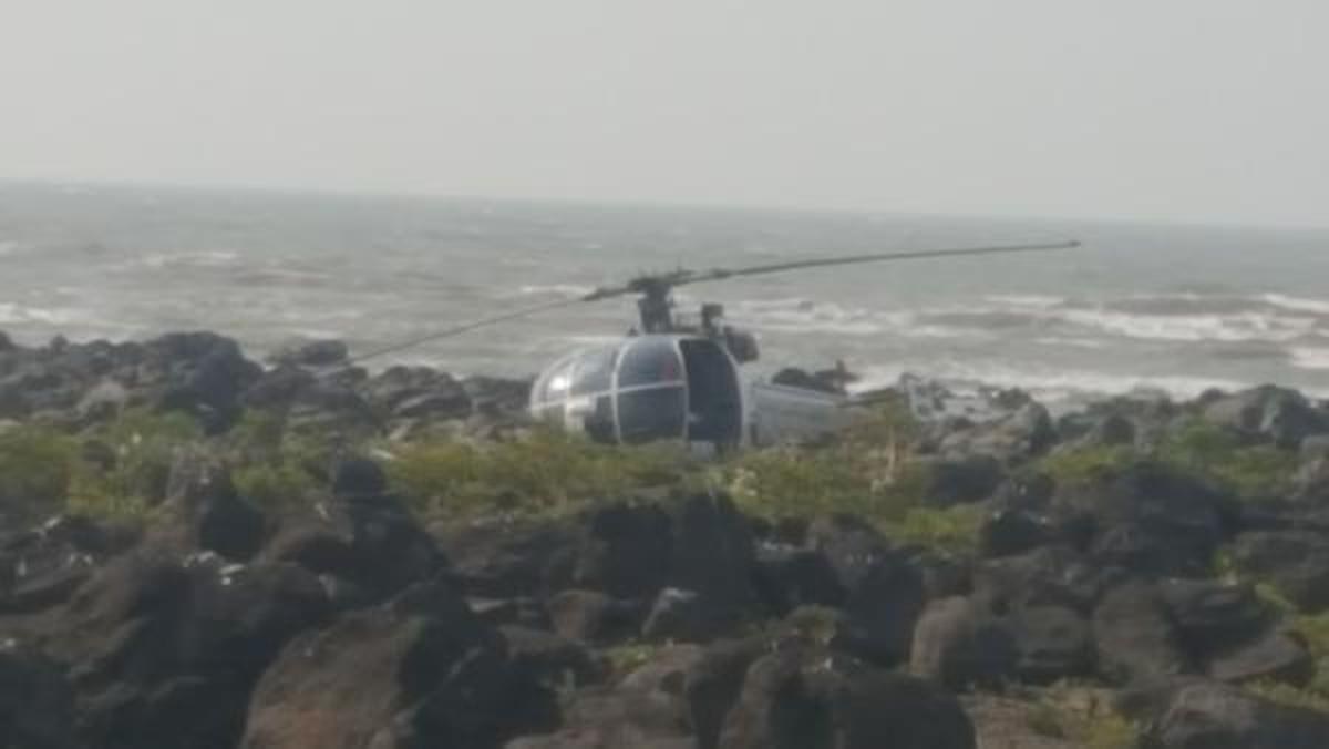 Coast Guard chopper makes emergency landing in Raigad, Maharashtra ...