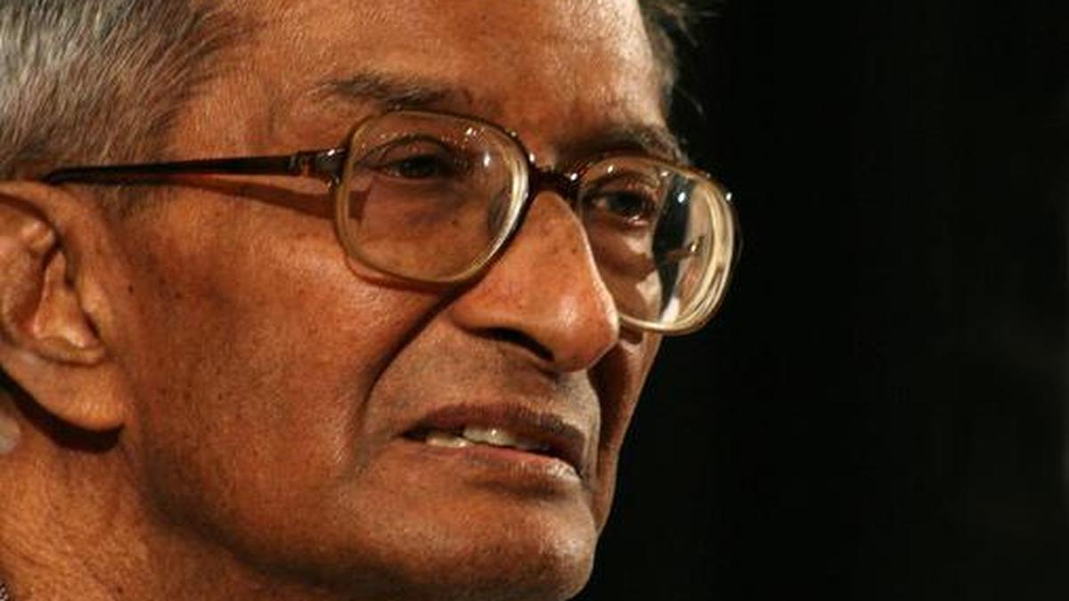 Eminent economist and former West Bengal Finance Minister Ashok Mitra ...