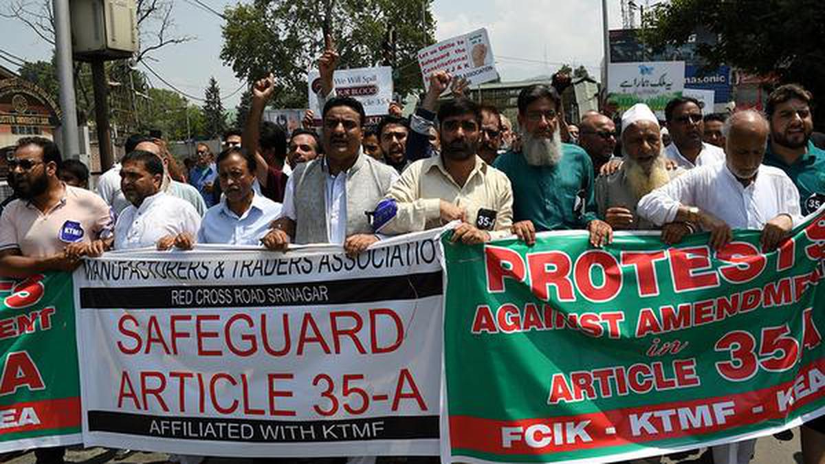 Explained | What the repeal of Article 35A entails - The Hindu