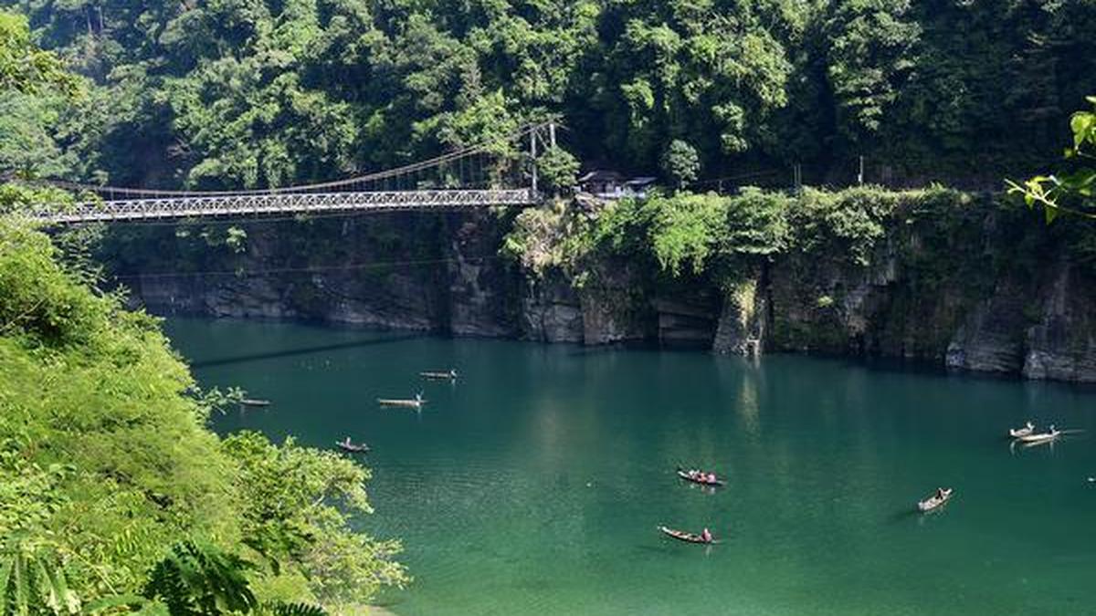 Meghalaya govt. defends plan to dam river Umngot - The Hindu