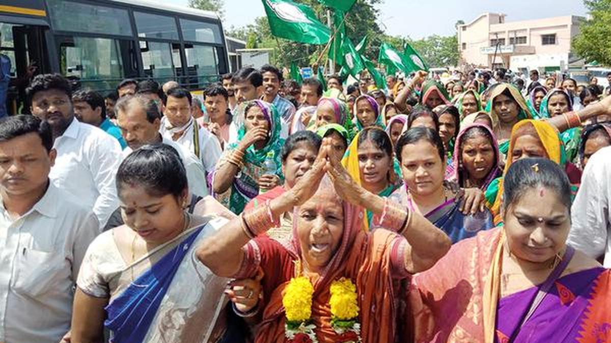 SHG leader files papers for Aska seat - The Hindu