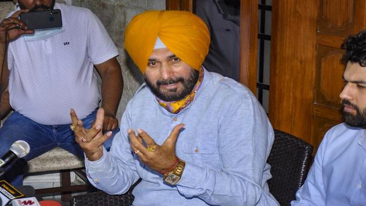 Punjab govt. promoting ‘Mafia Raj’, says Sidhu - The Hindu