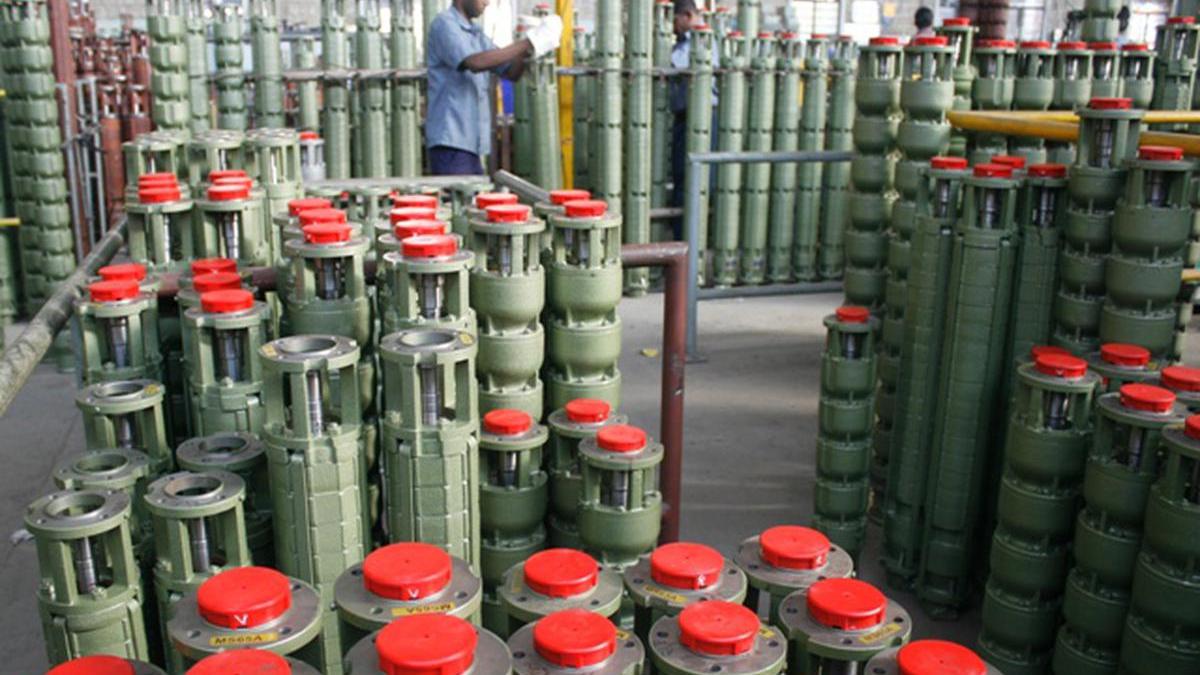 Pump industry sees a de-growth of 20% - The Hindu